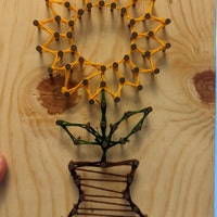 DIY String Art Kit rubber Plant Design Plant Decor Craft - Etsy Canada