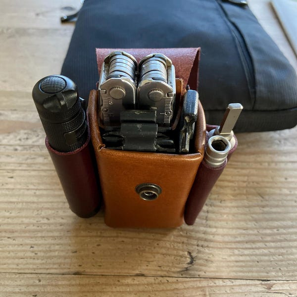 EDC Pouch for Leatherman Wave Sheath With Bit Kit and Extras. Fully ...