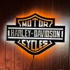 Harley Davidson Led Sign Motorcycle Neon Sign Motor Lover - Etsy