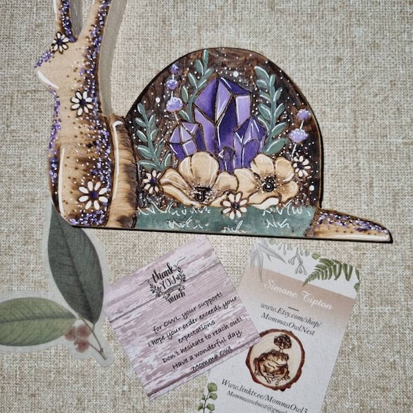 Cottagecore Detailed Snail Shelf Decor - Etsy