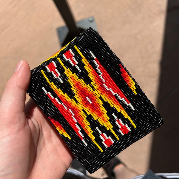 Buybeaded Handmade Native American Style Beaded Genuine Leather Wallet ...