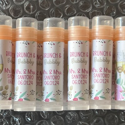 Groovy Baby Shower Favors: Personalized Retro Lip Balm Handmade, 70s ...