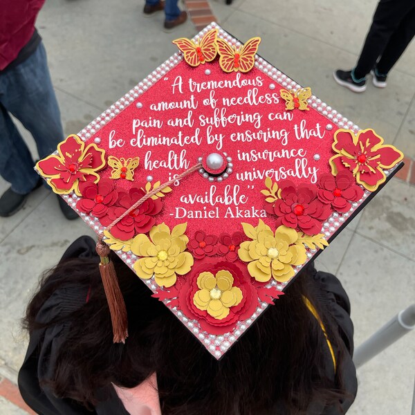 Custom Graduation Cap Topper Personalized Grad Cap - Senior Class of ...