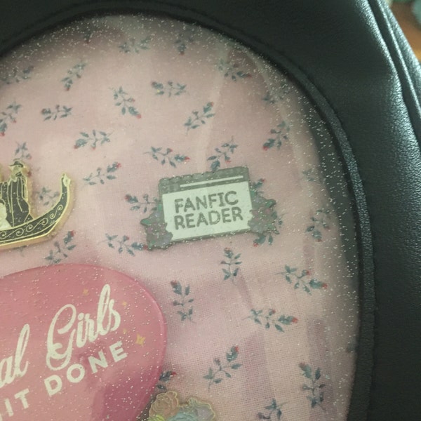 Fanfic Pin, Fandom Enamel Pin, Anime Enamel Pin, Fanfic Reader Enamel ...