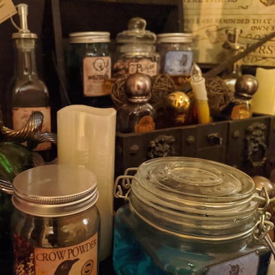 Toad Toxin Poison Hand Drawn Art Halloween Potion Bottle Label - Etsy