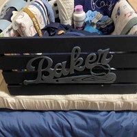 Baseball Bat Name Sign, Personalized Wood Sign for Nursery Decor - Etsy