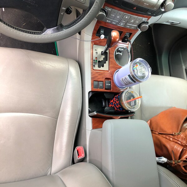 Fits Toyota Highlander 2008-2013 Vinyl Leather Center Console Lid ...