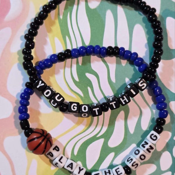 Custom Beaded Word Bracelet, Words of Affirmation, Expression Bracelets ...