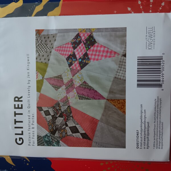 Glitter Acrylic Template Set by Jen Kingwell (quilt Lovely) - Etsy