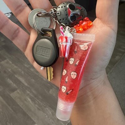 Strawberry Milk Key Chain Lip Gloss - Etsy
