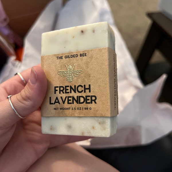 French Lavender Handmade Soap | Handmade Shea Butter Honey Soap ...