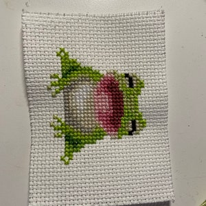 Frogs Cross Stitch Pattern PDF Bundle Blue Green Frog Embroidery ...