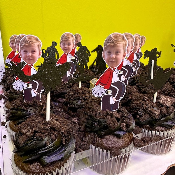 Michael Jackson Custom Face Cupcake Topper| the King of Pop Birthday ...