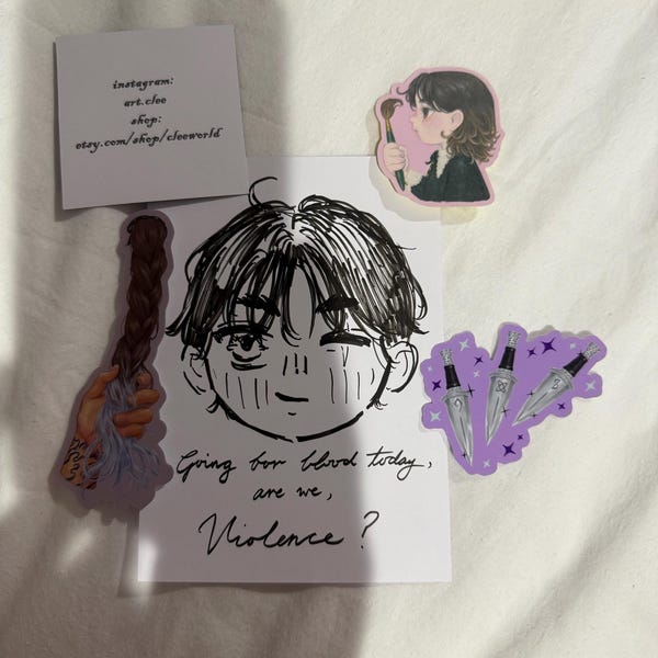 The Cruel Prince Vinyl Stickers Set | Jude and Cardan | Jude Duarte ...