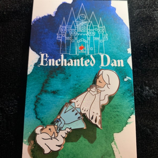 Snow Queen Hard Enamel Flip Pin - Etsy