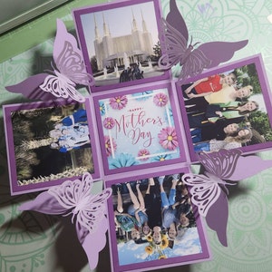 Explosion Box SVG /cut File/exploding Card Template/svg Cards/folding ...