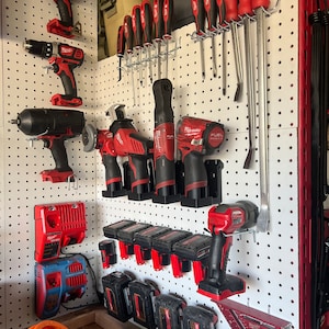 Large Ryobi Charger Holder for Ryobi Link Wall Rail Garage Tool Storage ...