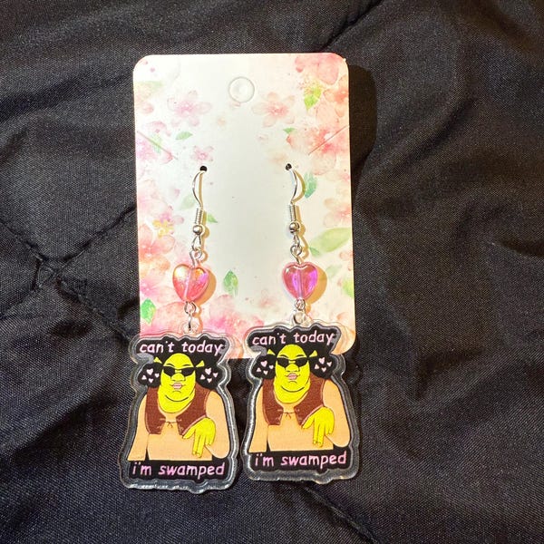 Kawaii Labubu Rabbit Monster Dangle Earrings, Cute Animal Jewelry for ...