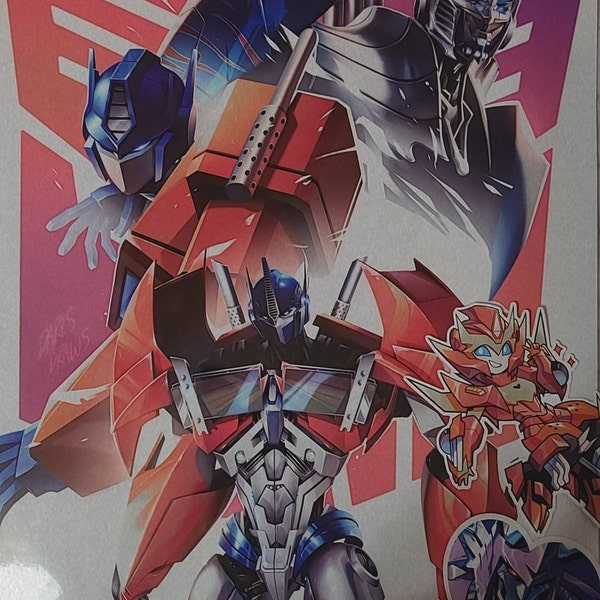 Optimus Prime | Transformers TFCON Print - Etsy