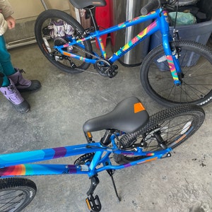 Bicycle Frame Decals Set, Mtb Stickers, Frame Protector, Bike Stickers ...