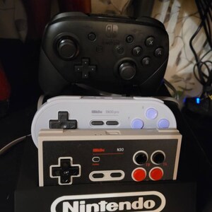 Nintendo Switch NES NES30 8bitdo Controller Holder - Etsy