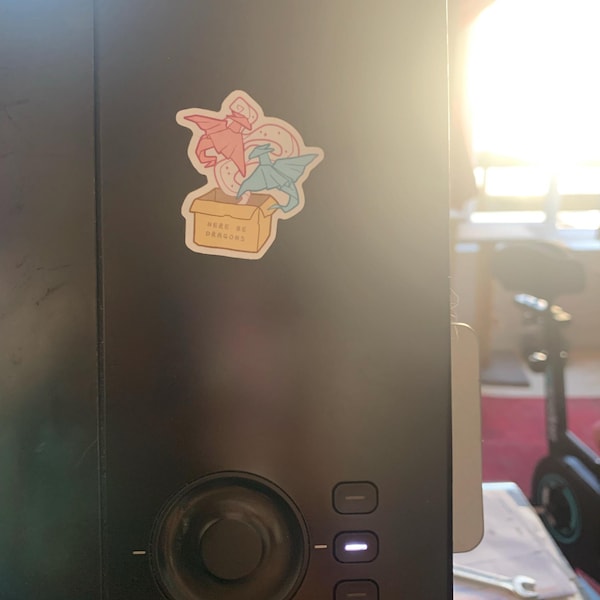 Here Be Dragons SCP - 1762 Vinyl Cut Sticker - Etsy