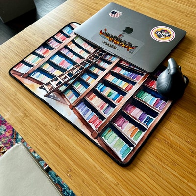 Rainbow Desk Mat Desk Pad Keyboard Pad Mouse Mat Energetic Color ...