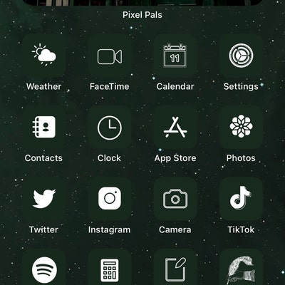 Modern Boho App Icons Pack for IOS 14 L Autumn Fall L Customizing Home ...