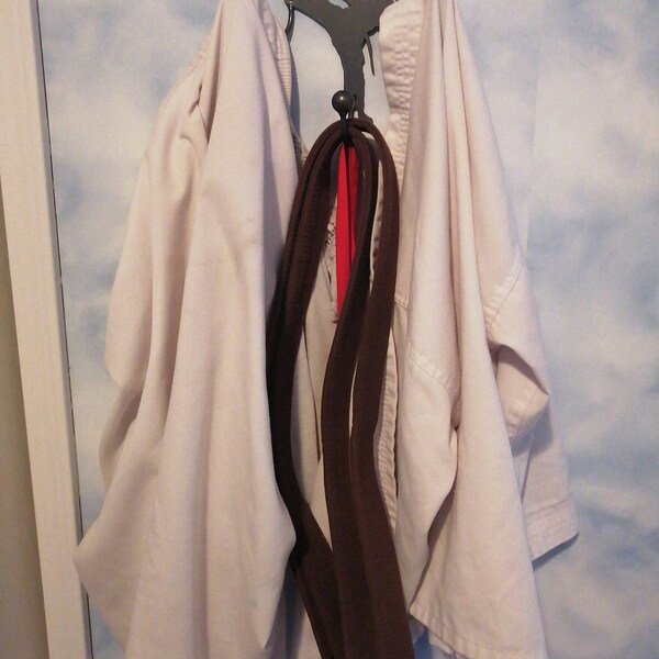 Female High Karate Kick Metal Wall Art: Medal Arts Display Hanger for ...