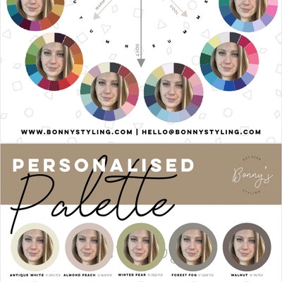Soft Summer Hair Dye Palette Chart Digital (Download Now) - Etsy