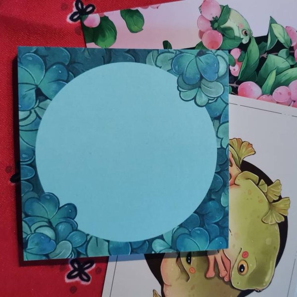 Overgrown Clover Notepad | Cute Memo Pad | Planner Accesories | Kawaii ...