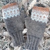 PDF PATTERN - Wood Folk Fingerless Mittens S / L Sizes - Etsy