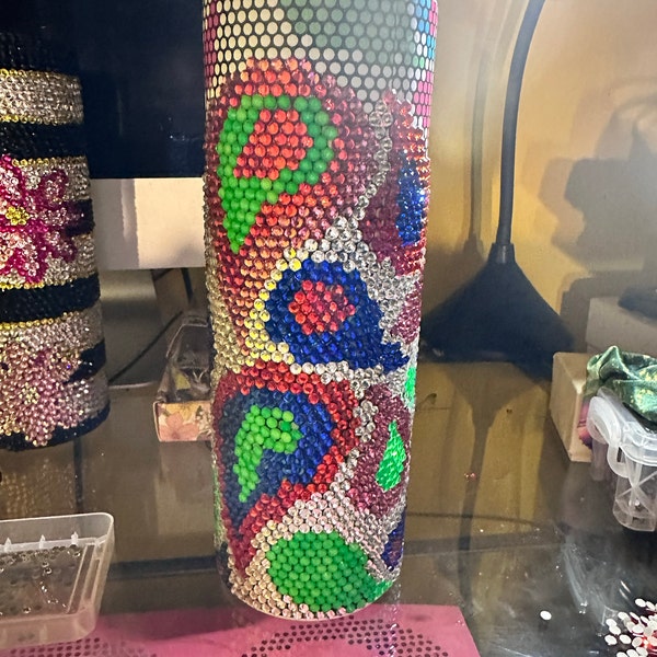 16 Ss 20 Oz. Composition Book and Pencil V-split Rhinestone Tumbler ...