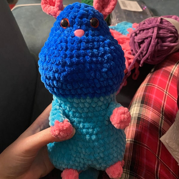 Crochet Pattern the Candy Corn Hamster Velvet Amigurumi Fluffy Toy ...