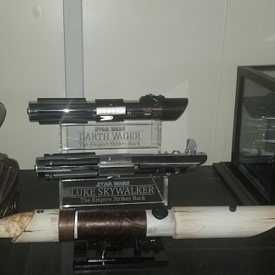 5 X Horizontal Lightsaber Wall Mount, Galaxy's Edge Lightsaber Mount - Etsy