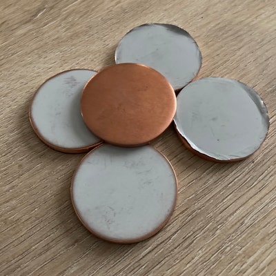 Copper 3/4 X 2 X 1/8 Thick With 1/8 Slot, Slotted Finger Guard Blank ...