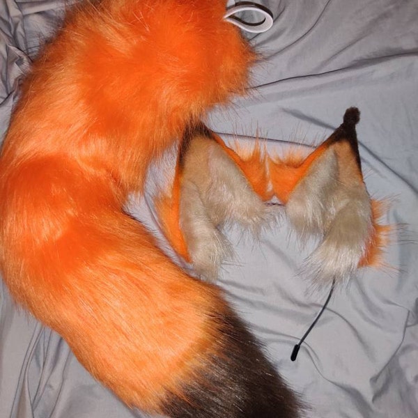 Fluffy Fox Ears, Nick's Ears, Faux Fur Ears, Neko Ears, Ears Headband ...