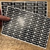 20 Shoe Labels 10 Left, 10 Right Waterproof and Fade Resistant Labels ...