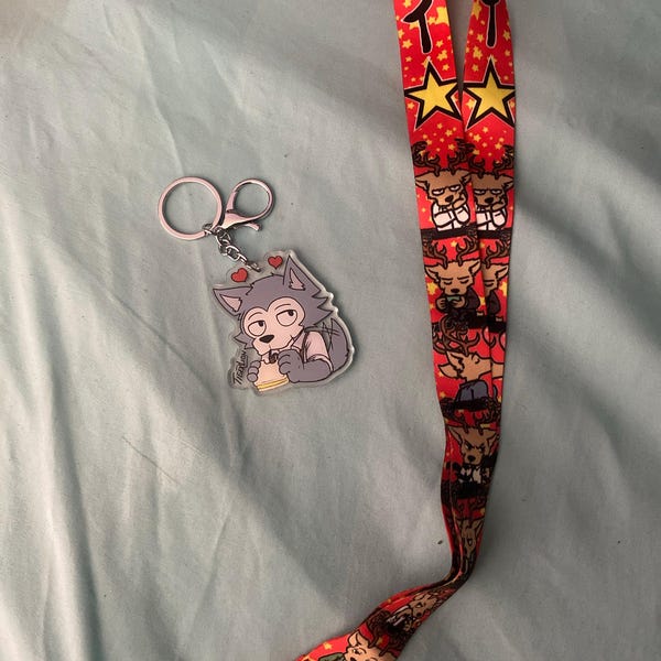 Keychain Legoshi Louis Beastars - Etsy