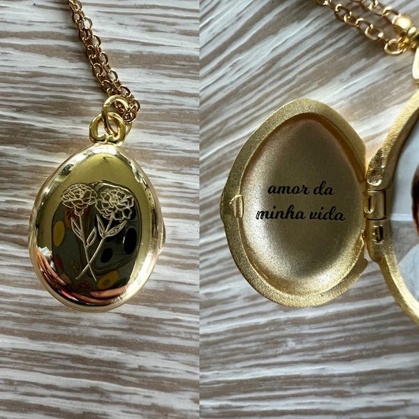 Birth Flower Signet Ring Personalized Signet Ring Custom Birth Month ...