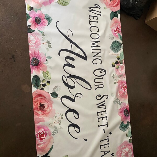 Boho Floral Bridal Wedding Congratulations Banner Wedding Bridal Shower ...