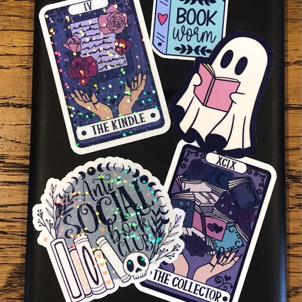 The Kindle Tarot Sticker |journaling|decal|stationery|latop|kindle|e ...