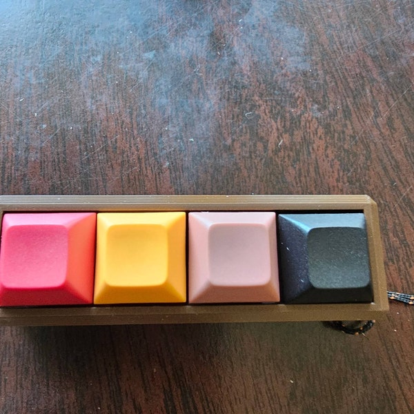 Mechanical Switch Clicky Fidget - White Th W/ Strap Keyboard Switch ...