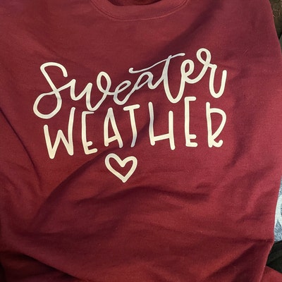 Sweater Weather Sweatshirt Women's Sweatshirt Cute Fall Sweater Fall ...