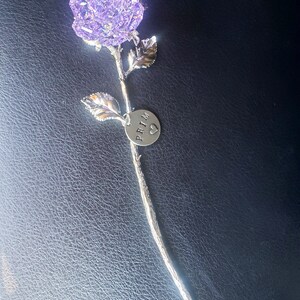 Red Crystal Rose Handcrafted With Swarovski Crystal Personalized Red ...