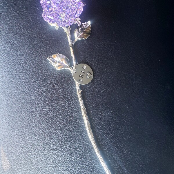 Crystal Blue Rose Handcrafted by the Artisans at Bjcrystalgifts Using ...