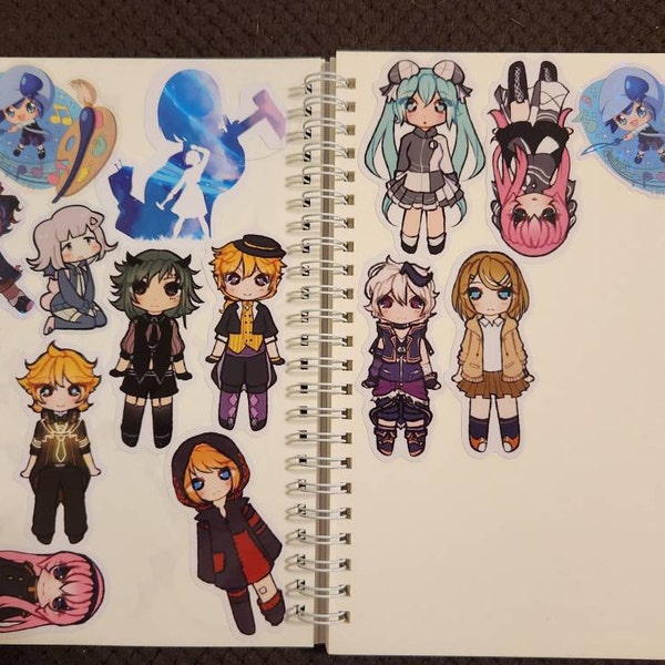 Vocaloid Module Stickers (hatsune Miku, Kasane Teto, Kagamine Rin & Len ...