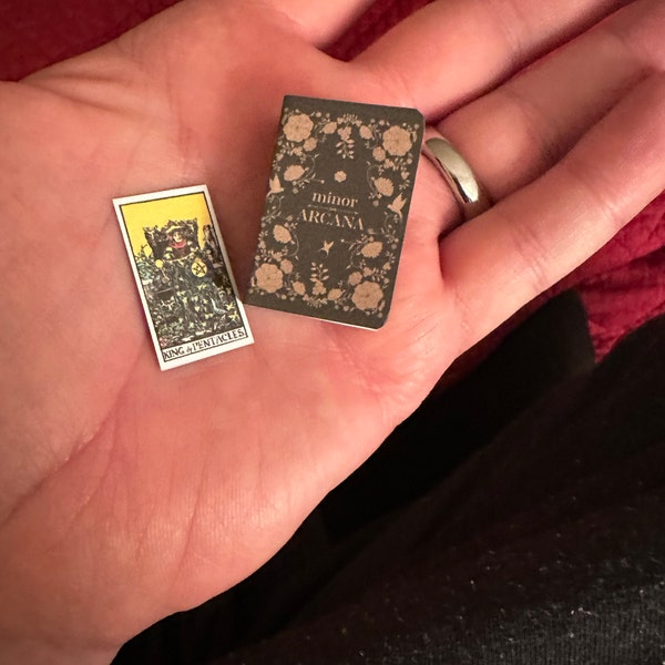 Mini Tarot Deck With Guidebook | Mini Tarot Cards With Full Rider Waite ...