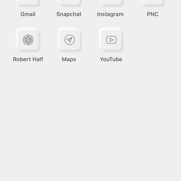 White Ios Icon Pack, Minimal White Icon Pack, Black and White Icon Pack ...