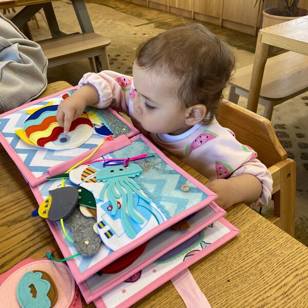 Educational Quiet Book Page (ONE PAGE) Early Learning Shapes & Colors ...